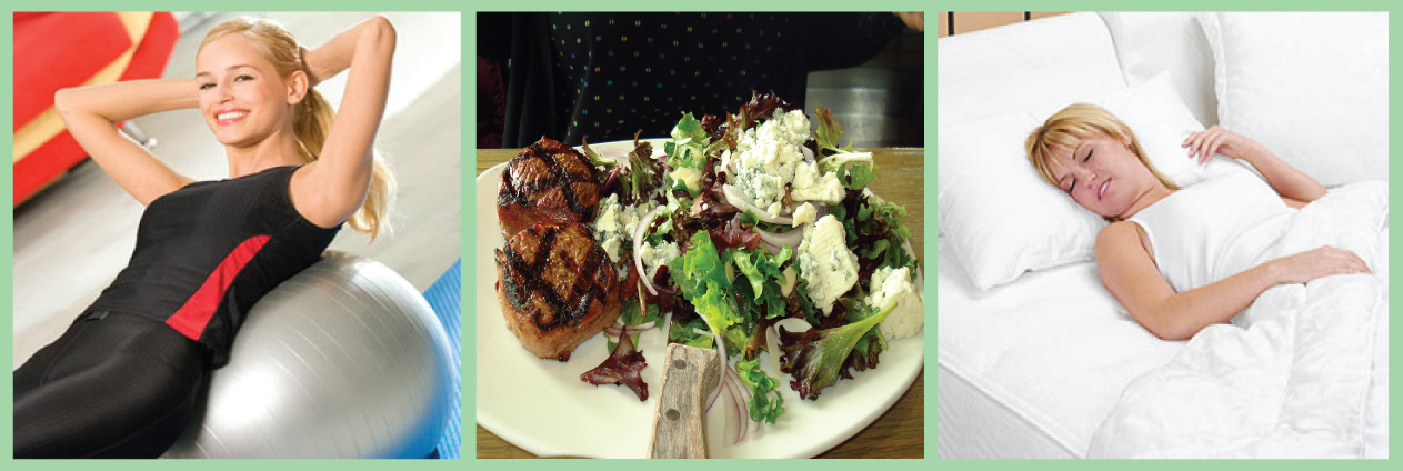 Exercise-food-sleep | Foamite